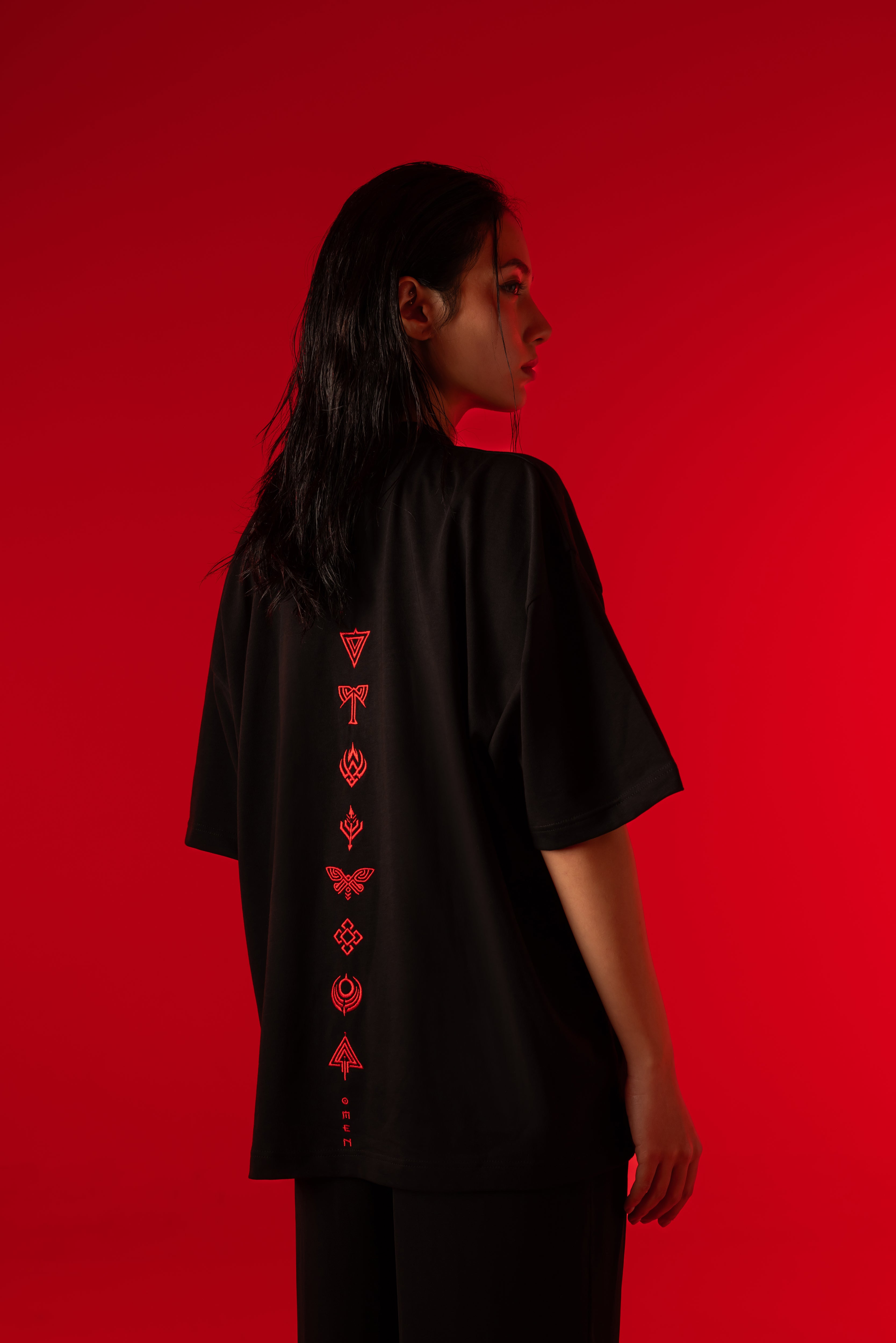 Oversized T-Shirt — Omen Sigils (Limited Edition)